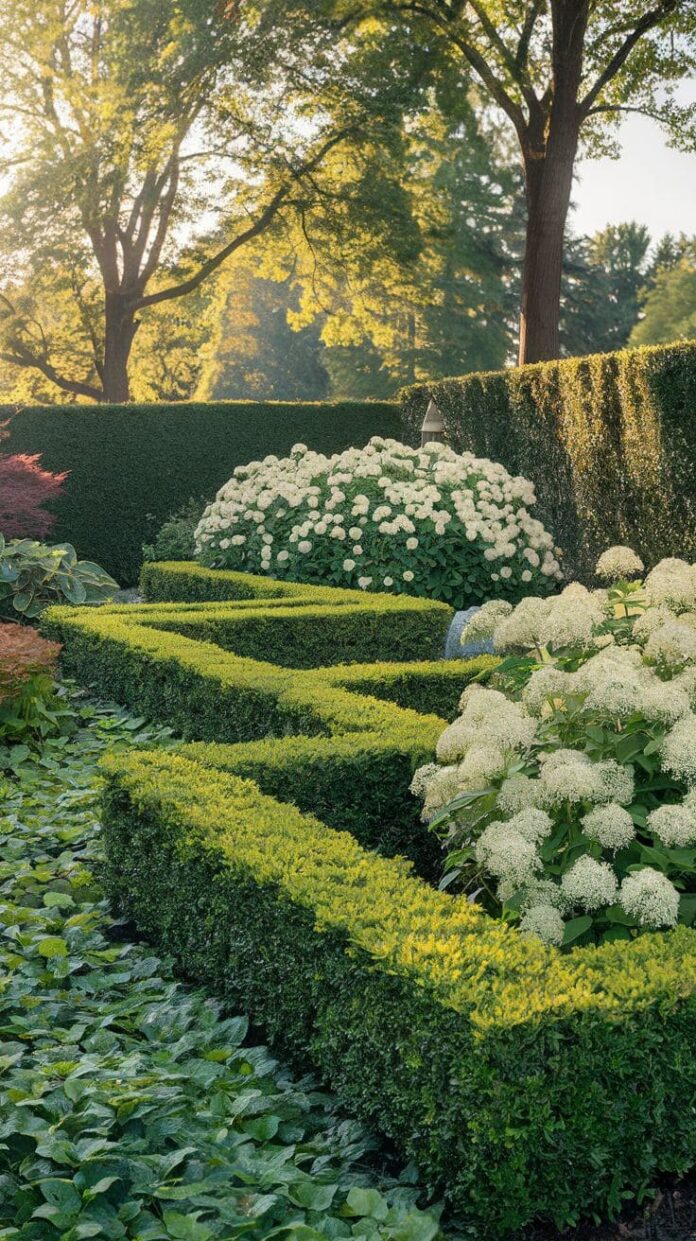 40+ Beautiful Hedge Landscaping Ideas That Add Instant Curb Appeal ...