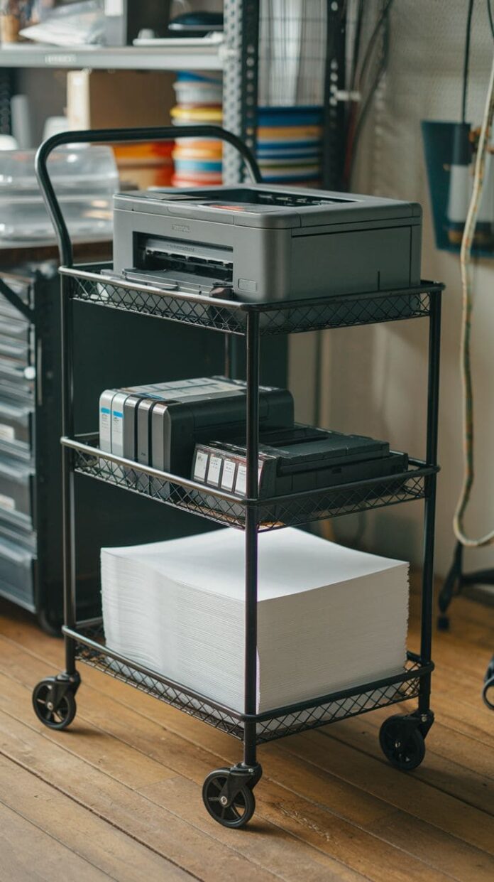 40+ Must-See Printer Storage Ideas That Actually Work (2025 ...