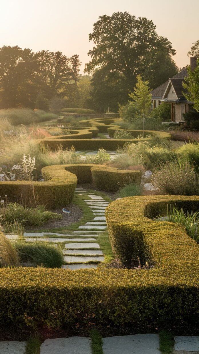 40+ Beautiful Hedge Landscaping Ideas That Add Instant Curb Appeal ...