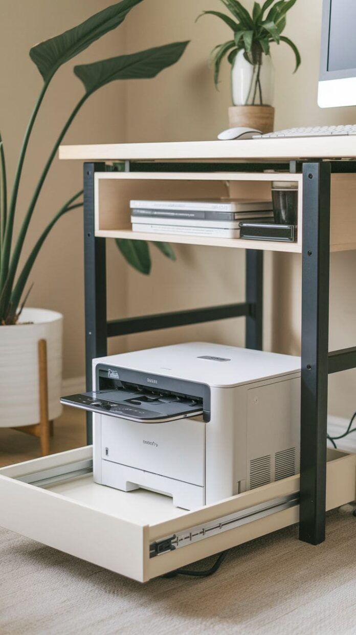 40+ Must-See Printer Storage Ideas That Actually Work (2025 ...
