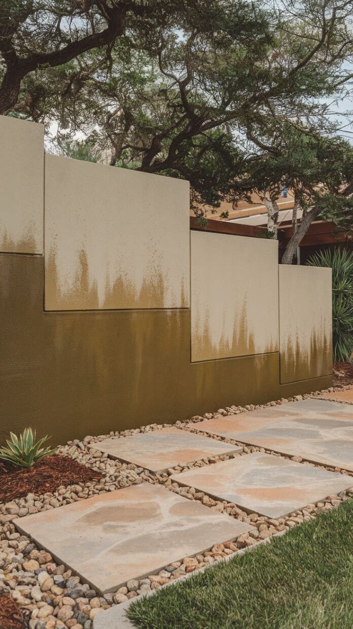 Concrete Fence Wall Design Ideas