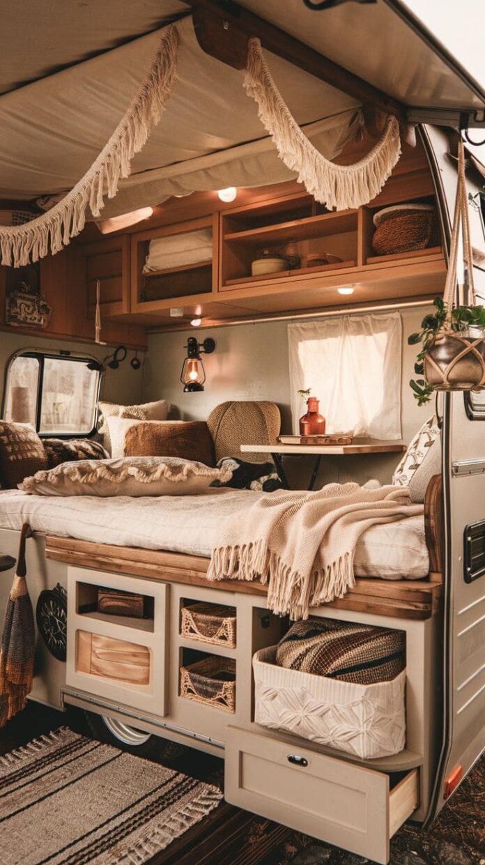 30+ Must-Try Camper Storage Ideas to Maximize Small Spaces (2026 ...