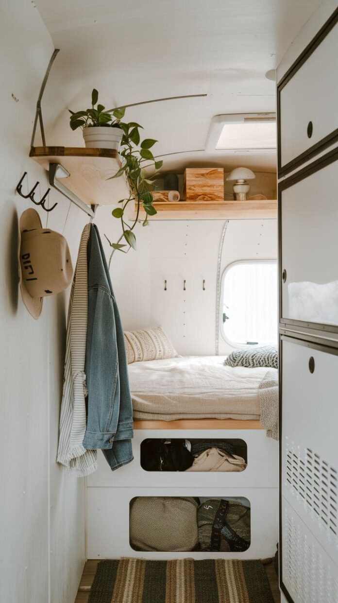30+ Must-Try Camper Storage Ideas to Maximize Small Spaces (2026 ...