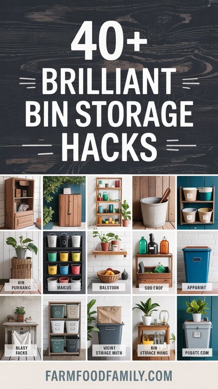 40+ Easy Bin Storage Upgrades That Instantly Organize Any Room (2025 ...