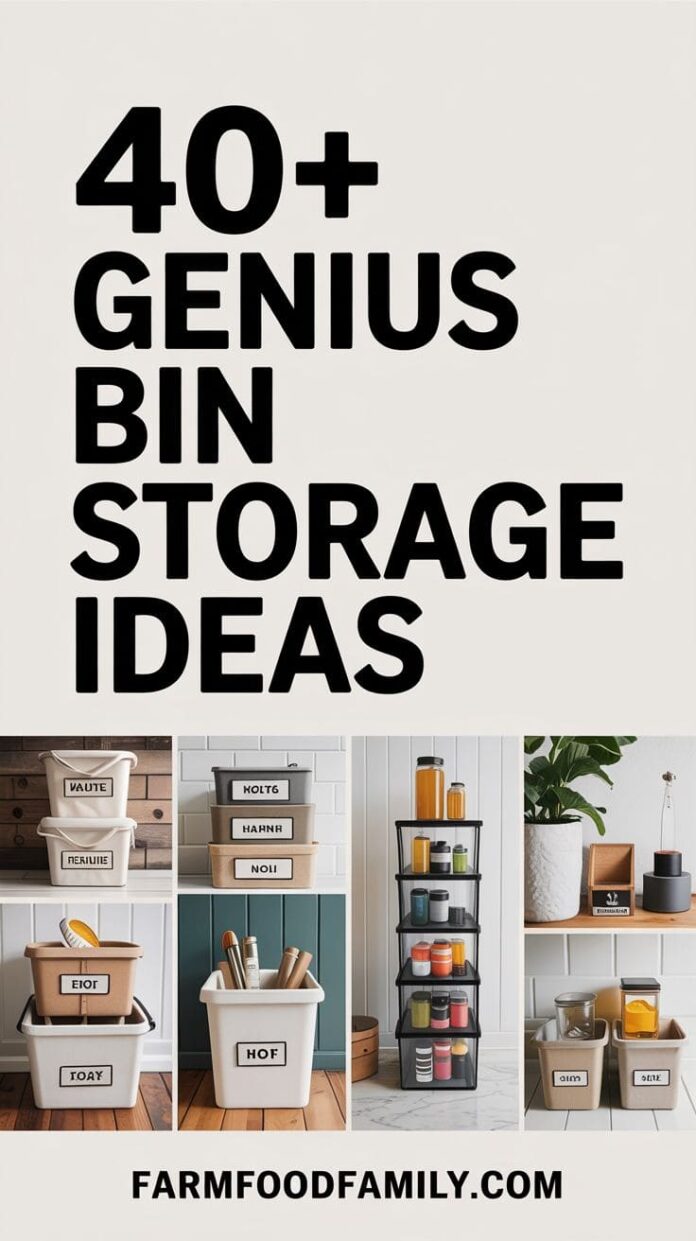 40+ Easy Bin Storage Upgrades That Instantly Organize Any Room (2025 ...