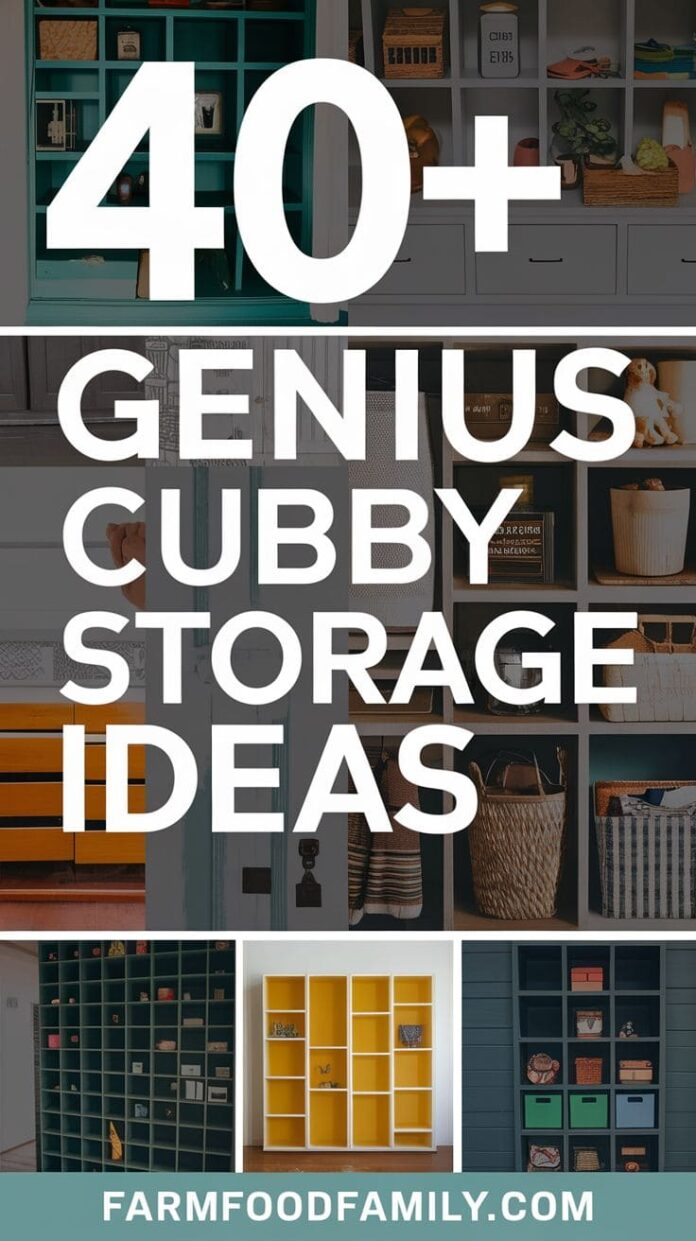 40+ Clever Cubby Storage Ideas That Save Tons of Space (2025 ...