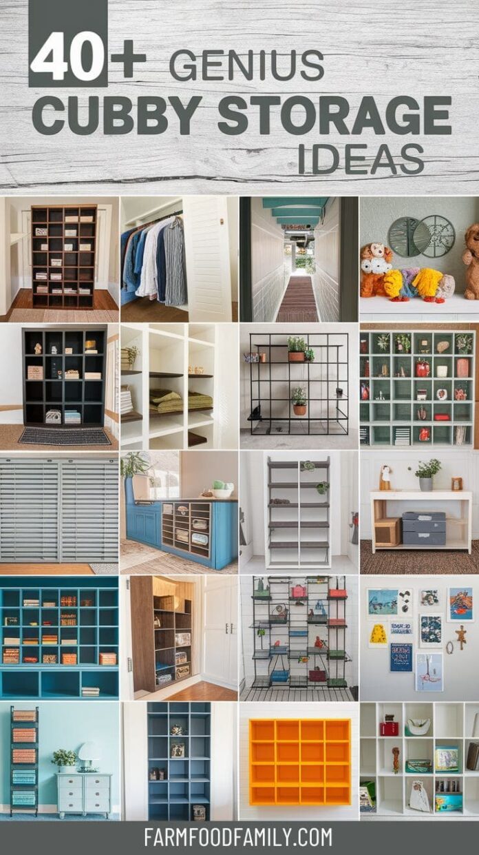 40+ Clever Cubby Storage Ideas That Save Tons of Space (2025 ...