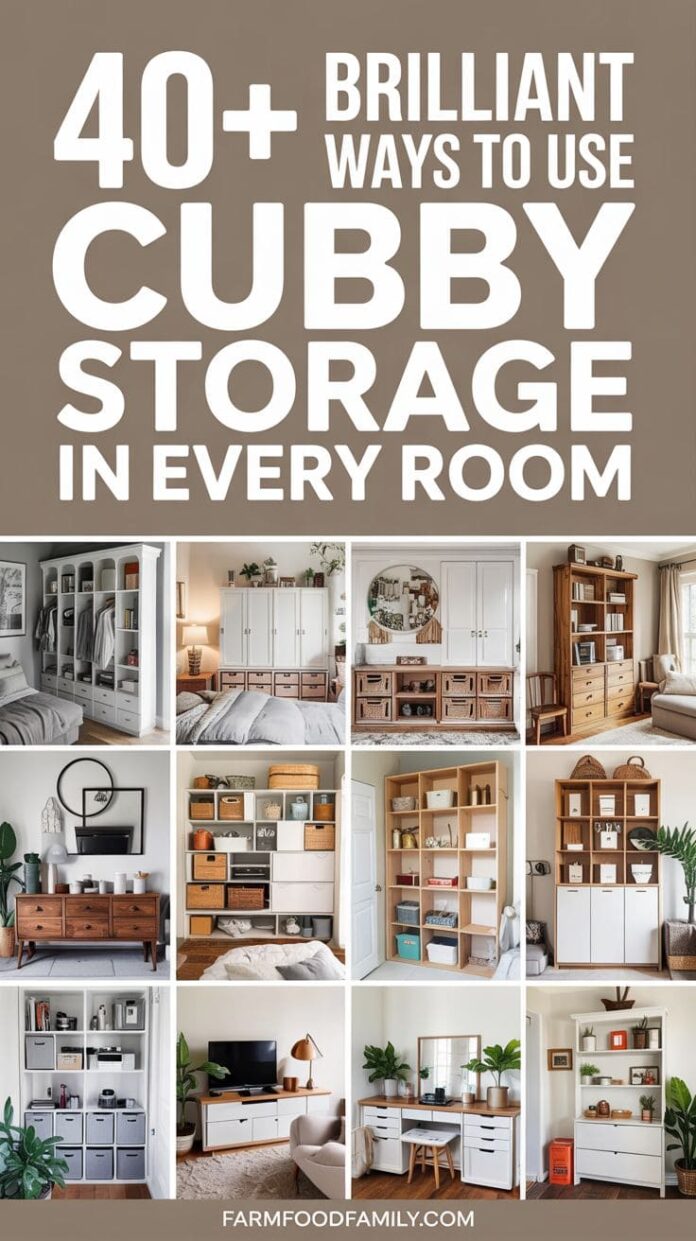 40+ Clever Cubby Storage Ideas That Save Tons of Space (2025 ...