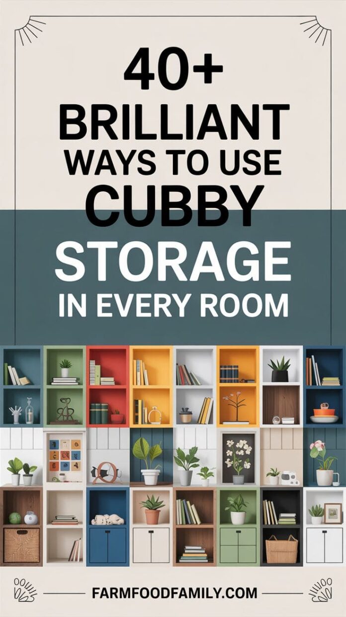 40+ Clever Cubby Storage Ideas That Save Tons of Space (2025 ...