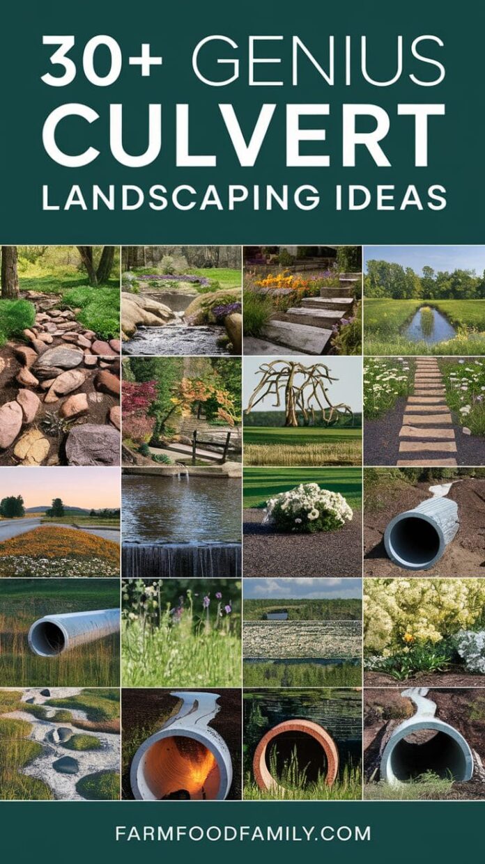 30+ Genius Culvert Landscaping Ideas You’ll Wish You Tried Sooner (2025 ...