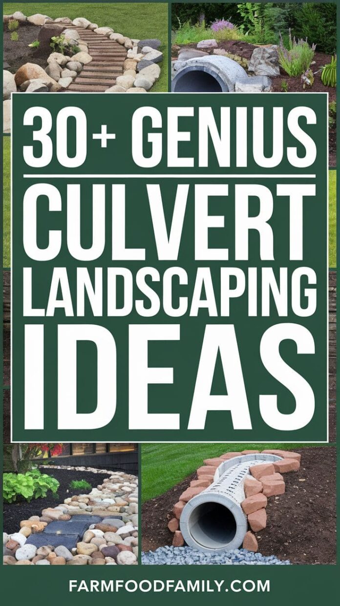 30+ Genius Culvert Landscaping Ideas You’ll Wish You Tried Sooner (2025 ...