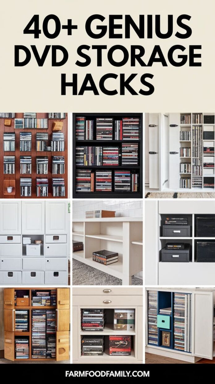 40+ Brilliant DVD Storage Ideas You’ll Wish You Knew Sooner (2025 ...