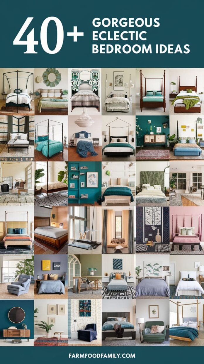 40+ Eclectic Bedroom Decor Ideas That Will Make You Want to Redecorate ...