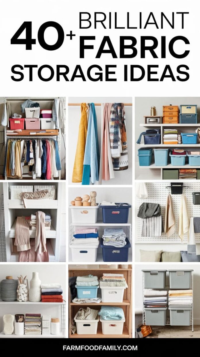40+ Brilliant Fabric Storage Ideas Every Crafter Should Try (2025 ...