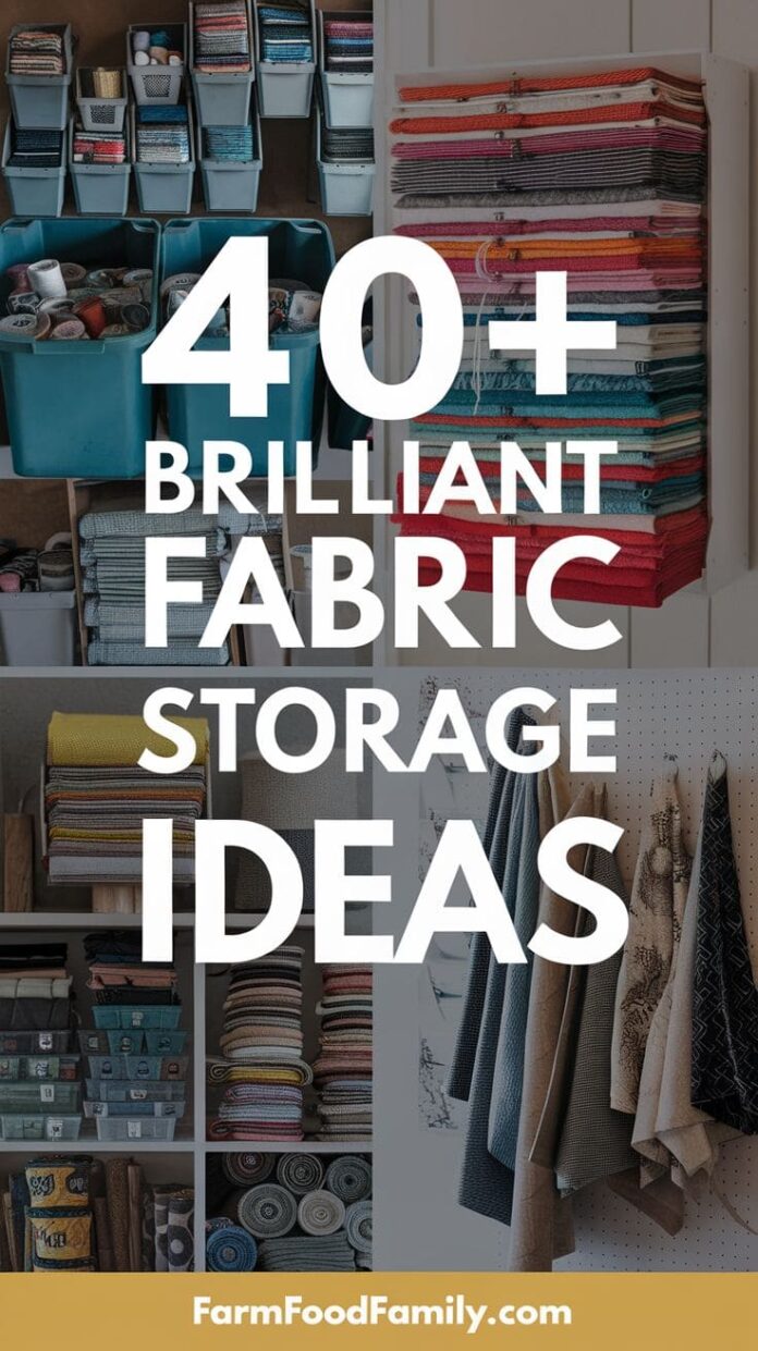 40+ Brilliant Fabric Storage Ideas Every Crafter Should Try (2025 ...
