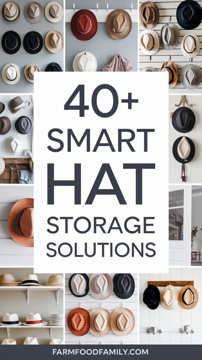 40+ Genius Hat Storage Ideas You’ll Wish You Knew Sooner (2025 ...