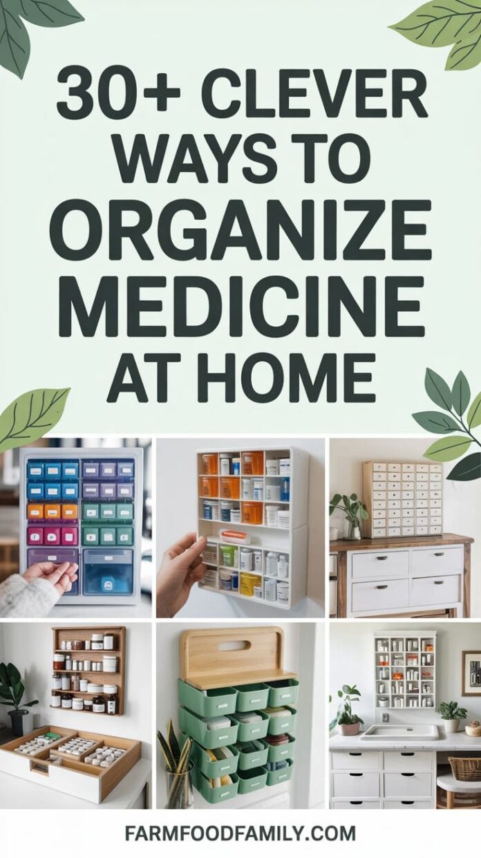 30+ Brilliant Medication Storage Ideas That Make Life So Much Easier ...