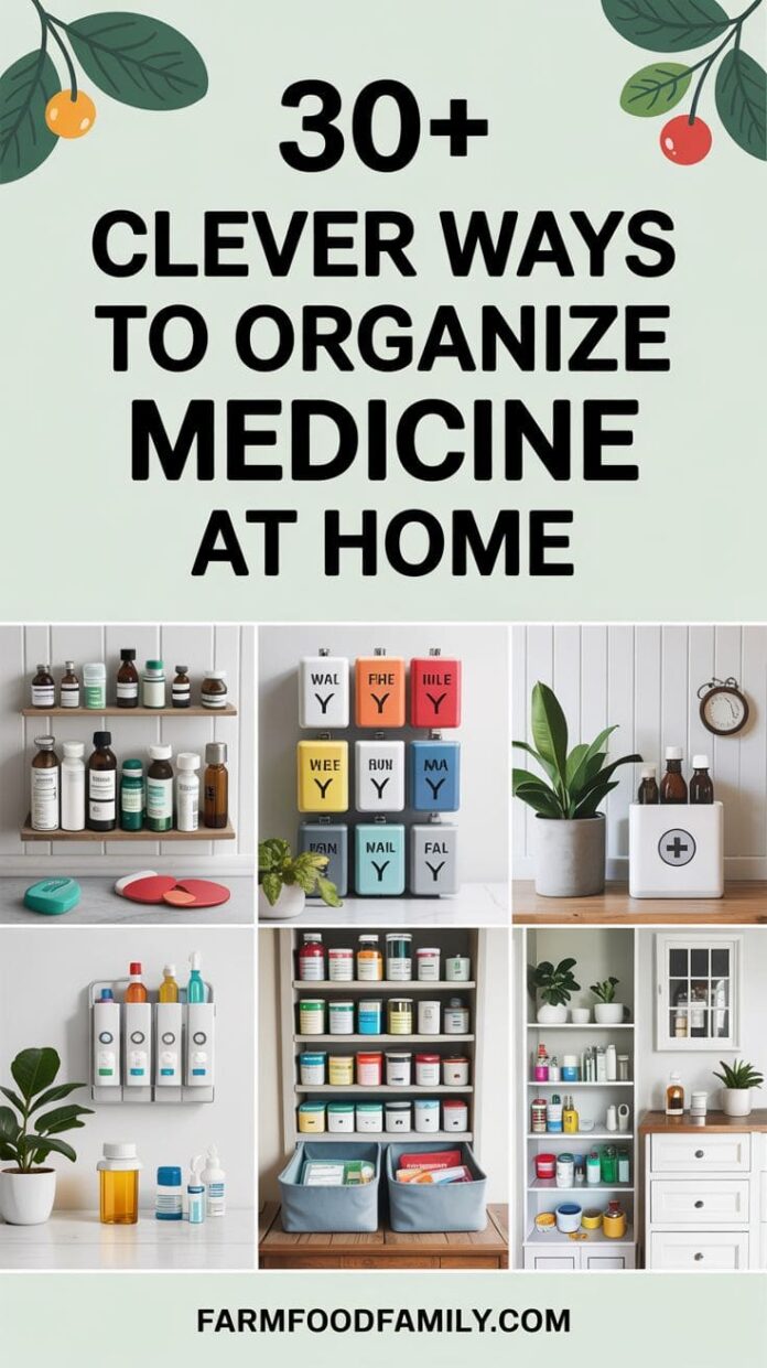 30+ Brilliant Medication Storage Ideas That Make Life So Much Easier ...