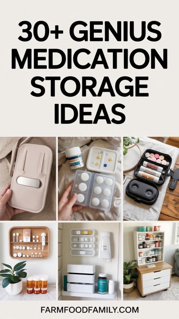 30+ Brilliant Medication Storage Ideas That Make Life So Much Easier ...