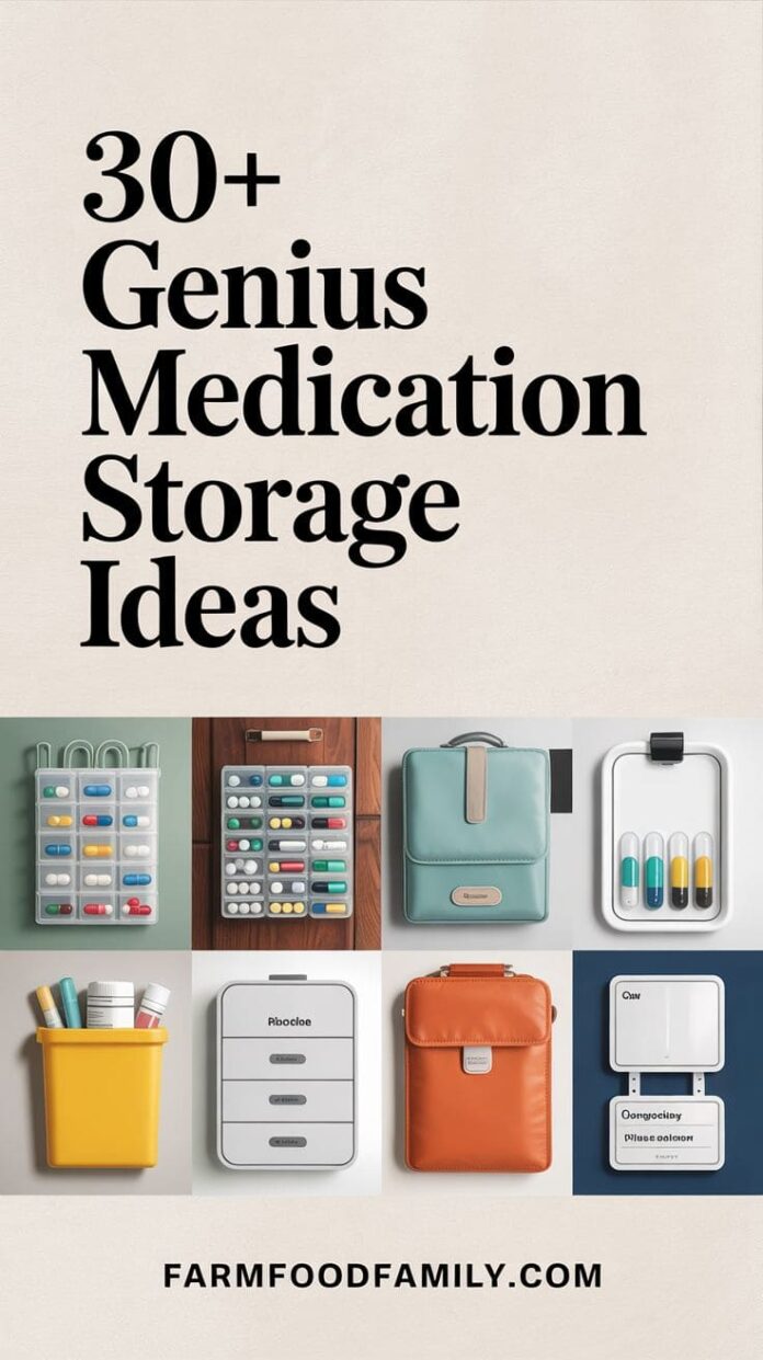 30+ Brilliant Medication Storage Ideas That Make Life So Much Easier ...