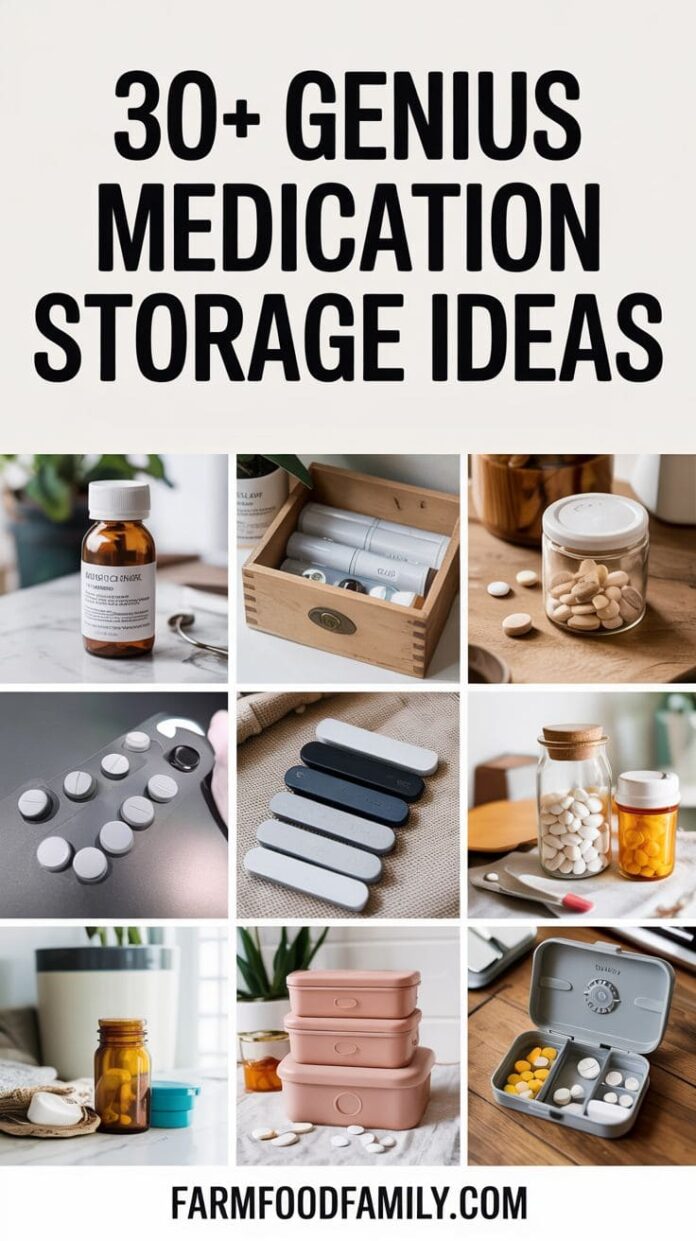 30+ Brilliant Medication Storage Ideas That Make Life So Much Easier ...