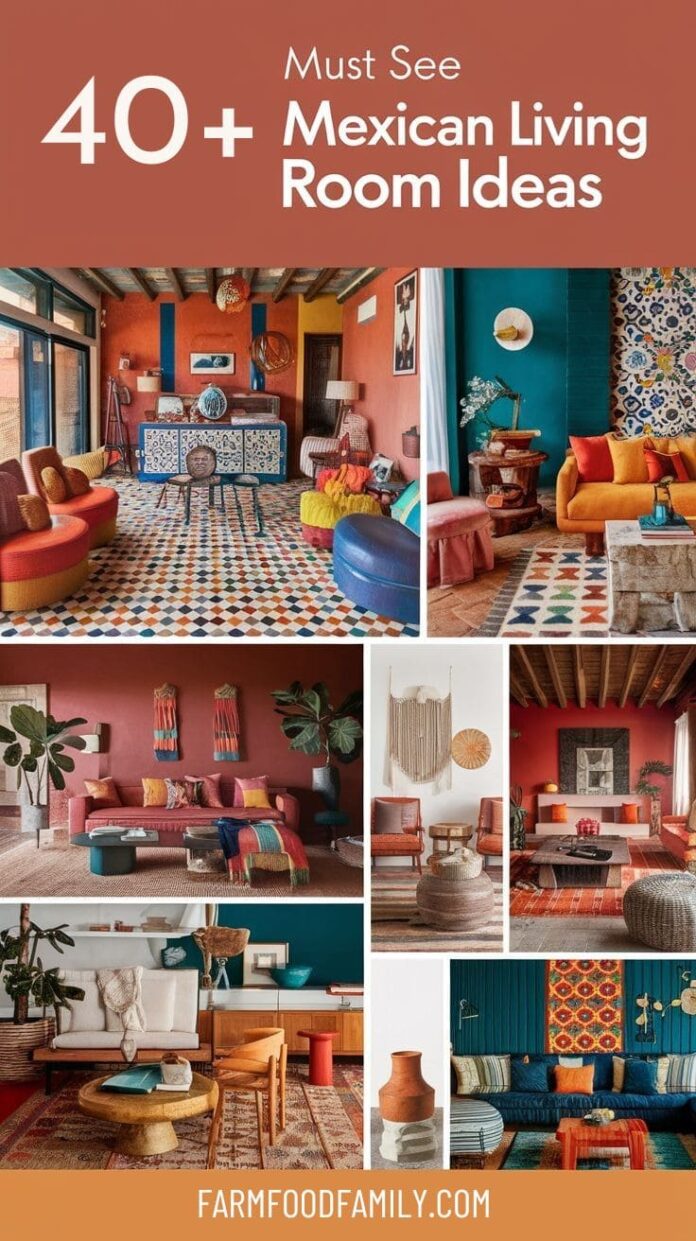 40+ Must-See Mexican Living Room Ideas for a Cozy Home (2025 ...