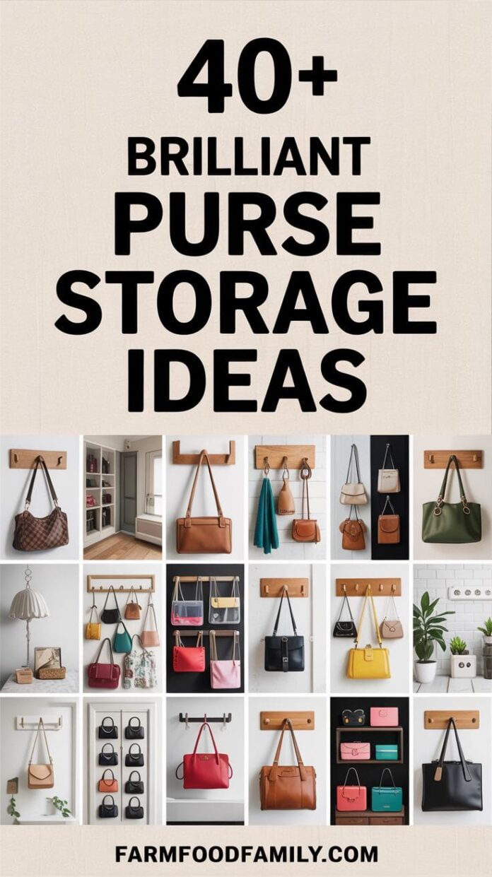 40+ Brilliant Purse Storage Ideas for Small Spaces That Actually Work ...