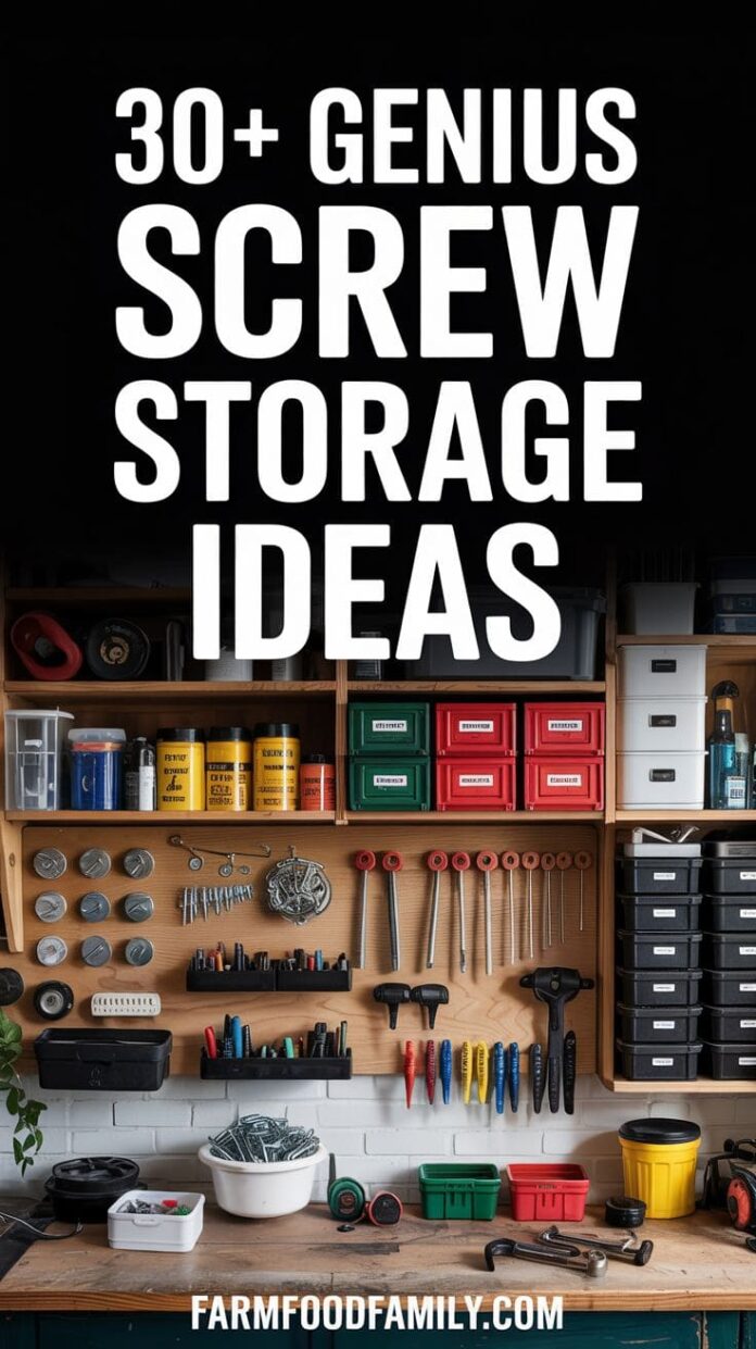 40+ Genius DIY Screw Storage Ideas You’ll Wish You Knew Sooner (2026 ...