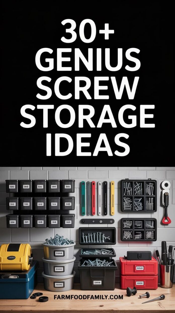 40+ Genius DIY Screw Storage Ideas You’ll Wish You Knew Sooner (2025 ...