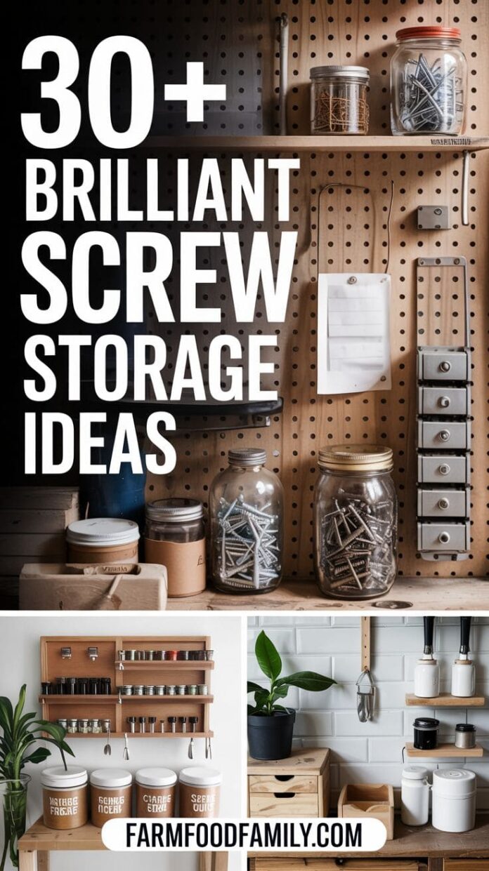 40+ Genius DIY Screw Storage Ideas You’ll Wish You Knew Sooner (2025 ...