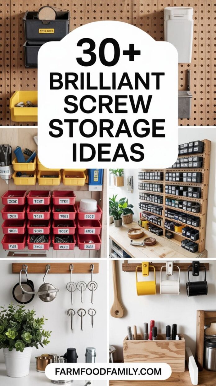 40+ Genius DIY Screw Storage Ideas You’ll Wish You Knew Sooner (2026 ...