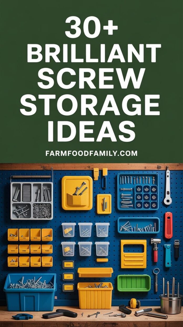 40+ Genius DIY Screw Storage Ideas You’ll Wish You Knew Sooner (2025 ...