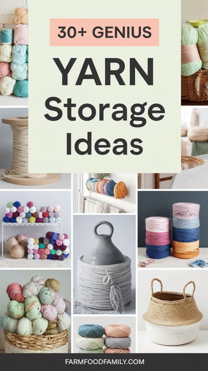 40+ Brilliant Yarn Storage Ideas Every Crafter Needs (2025 ...