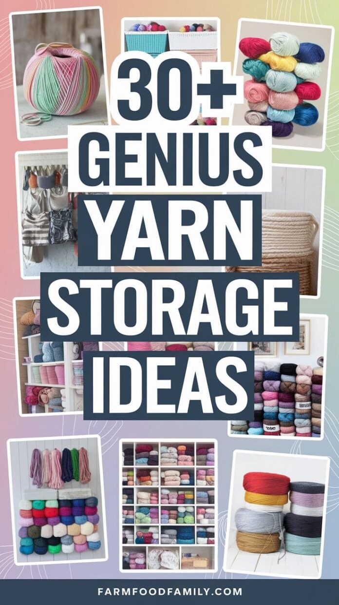40+ Brilliant Yarn Storage Ideas Every Crafter Needs (2025 ...