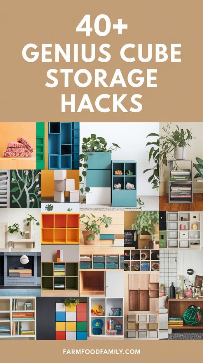 40+ Cube Storage Ideas That Will Instantly Declutter Your Space (2025 ...