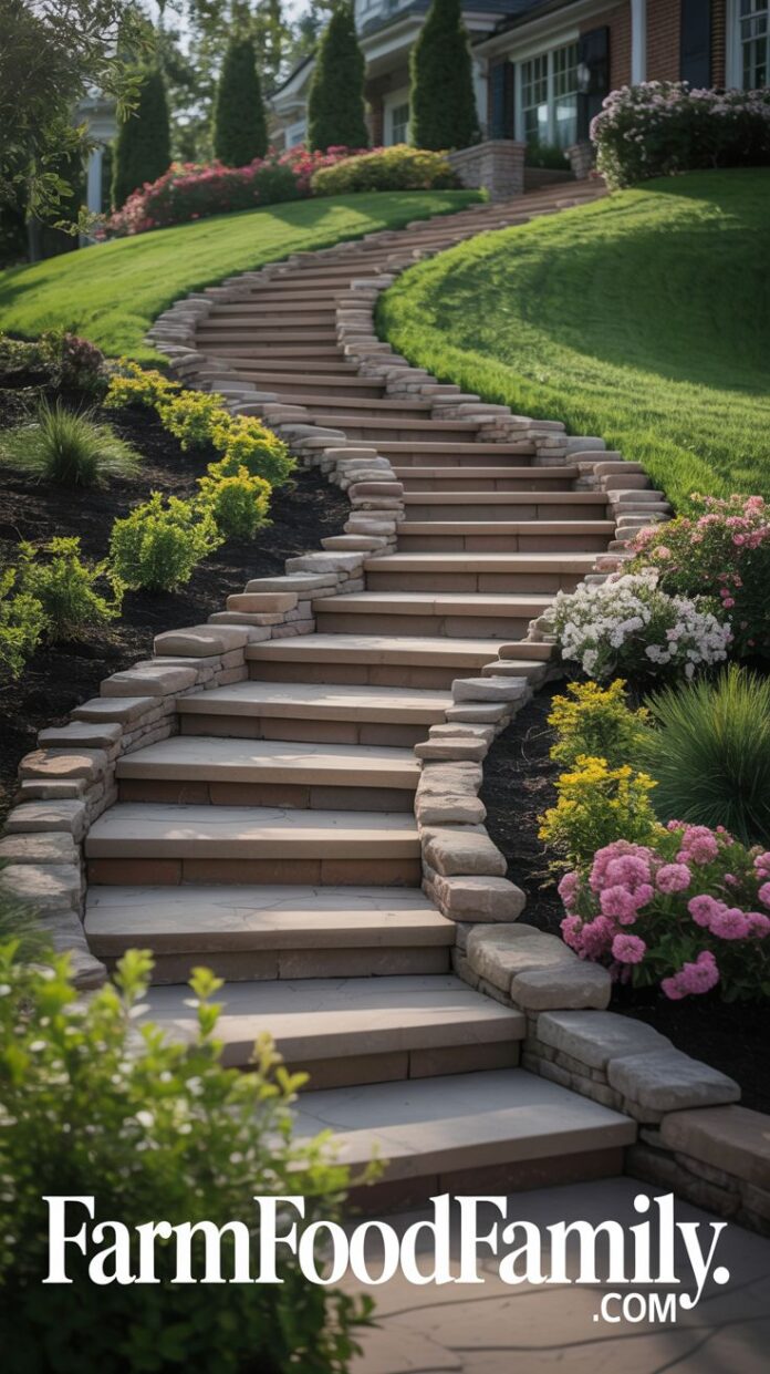 20+ Genius Sloped Front Yard Landscaping Ideas for Instant Curb Appeal ...