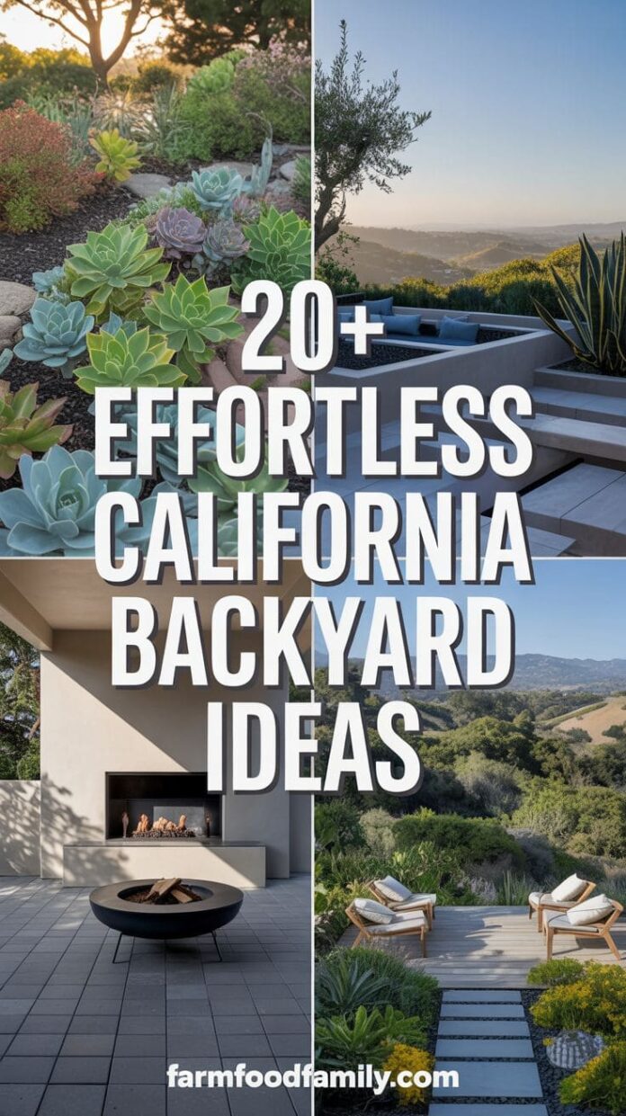 20+ Effortless California Backyard Ideas That Scream West Coast Vibes ...