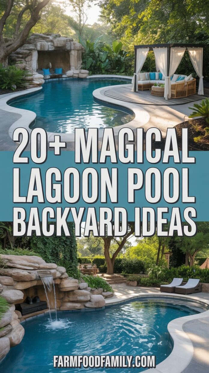 20+ Dreamy Lagoon Pool Backyard Ideas That Feel Like a Tropical Resort ...
