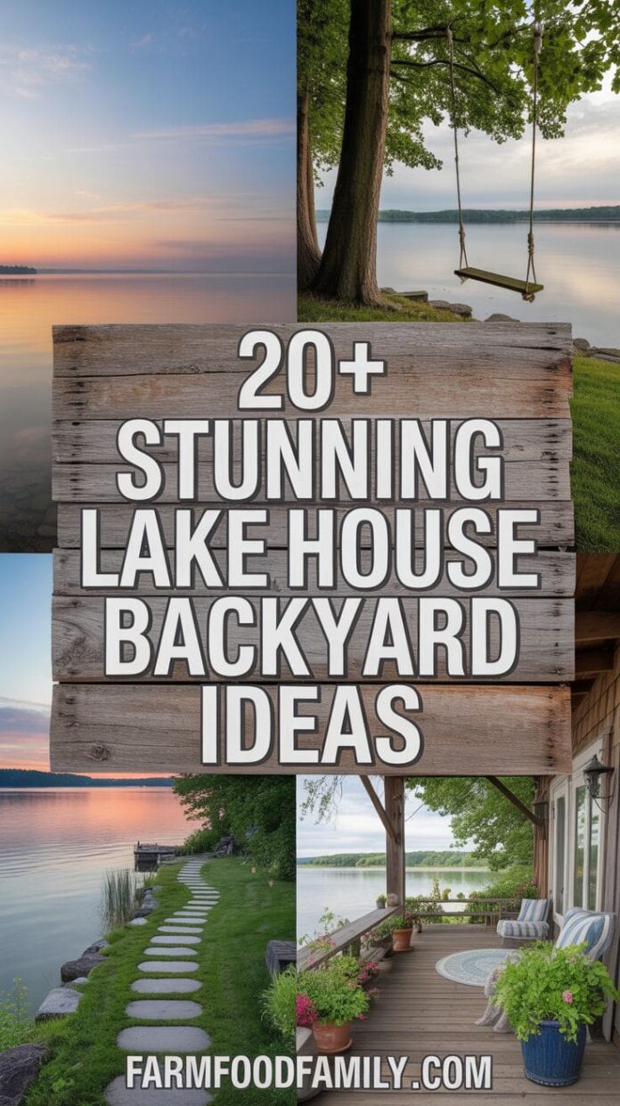 20+ Dreamy Lake House Backyard Ideas That Feel Like Vacation ...