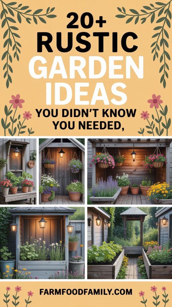 20+ Rustic Garden Ideas That Feel Like a Countryside Escape ...