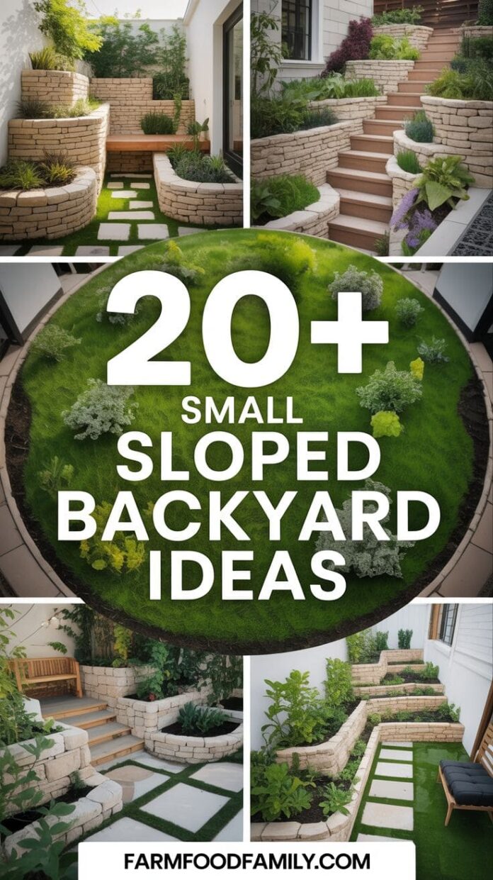 20+ Brilliant Small Sloped Garden Ideas You’ll Wish You Tried Sooner ...