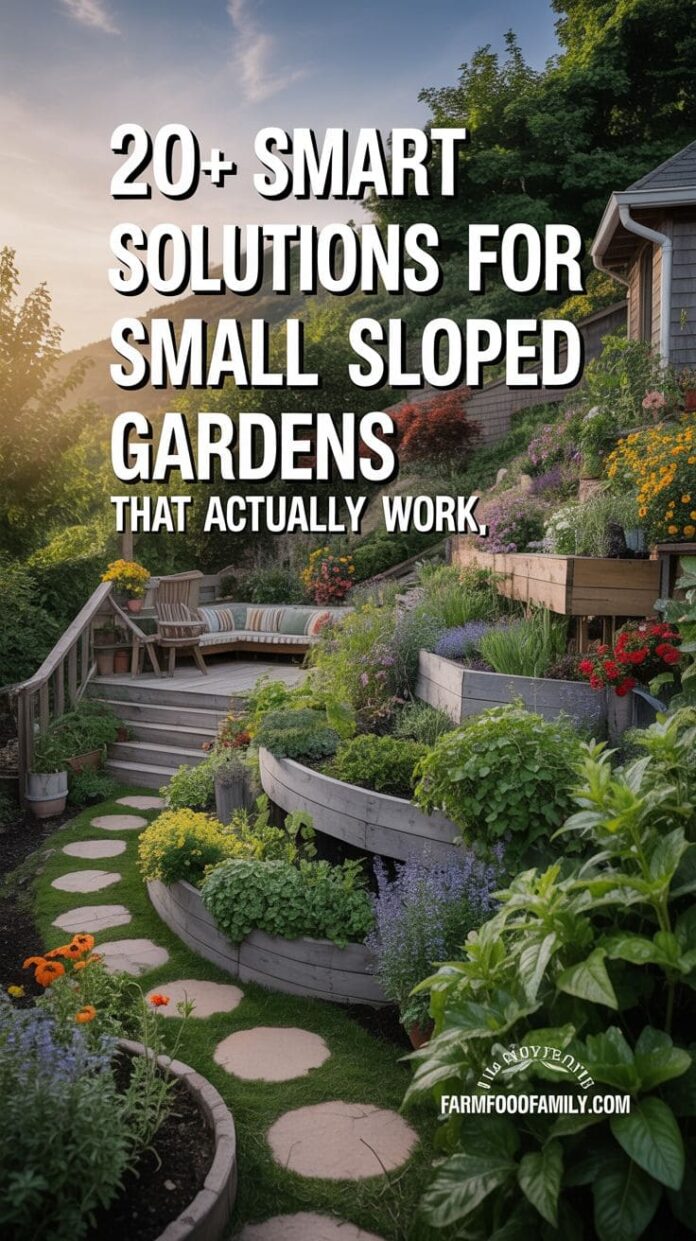 20+ Brilliant Small Sloped Garden Ideas You’ll Wish You Tried Sooner ...