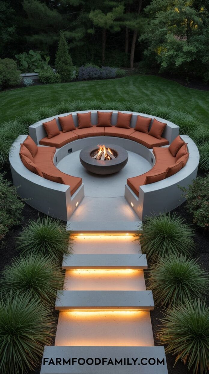 20+ Stylish Backyard Fire Pit Lounge Ideas That Set the Mood Just Right ...