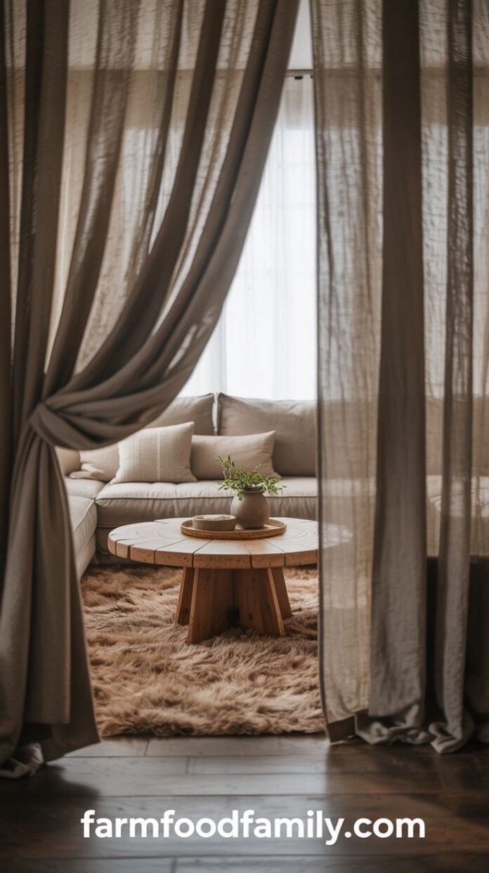 20+ Gorgeous Modern Rustic Living Room Ideas That Mix Wood and Warmth ...