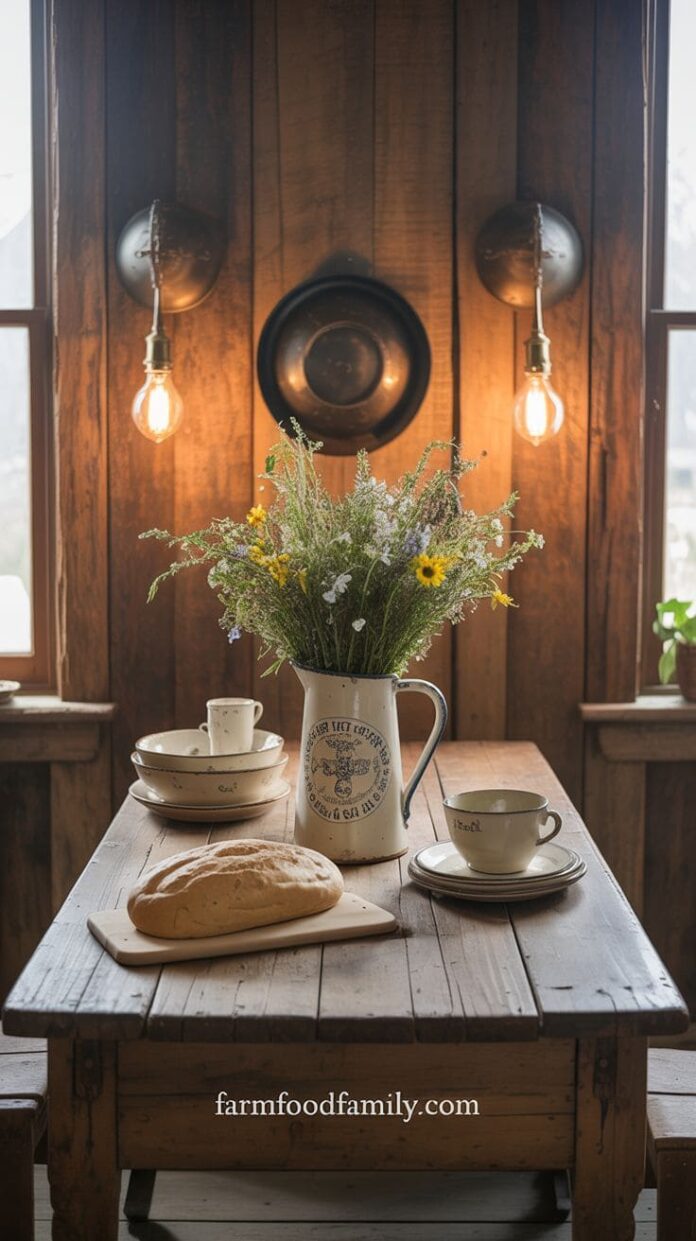 20+ Irresistible Primitive Kitchen Ideas for a Country-Inspired Home ...