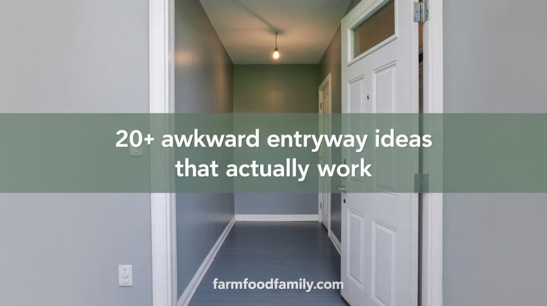 20+ Awkward Entryway Ideas That Secretly Work Wonders - FarmFoodFamily