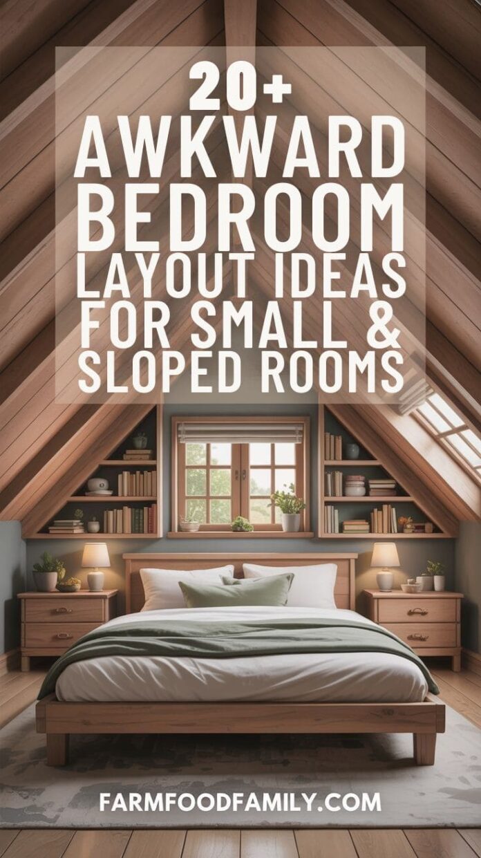 20+ Awkward Bedroom Layout Ideas That Make Total Sense - FarmFoodFamily