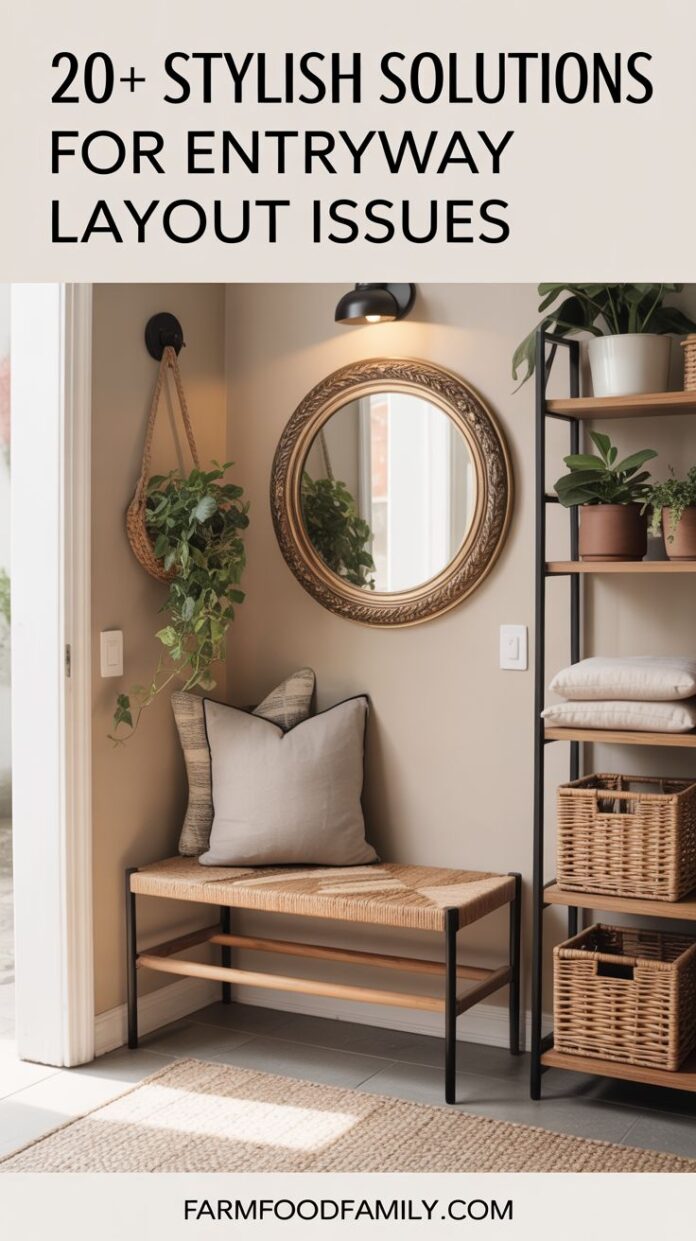 20+ Awkward Entryway Ideas That Secretly Work Wonders - FarmFoodFamily