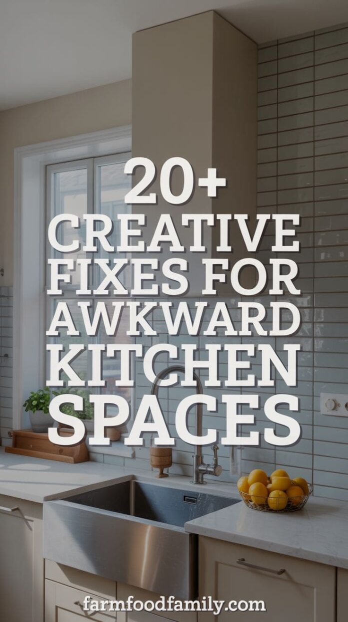 20+ Awkward Kitchen Layout Ideas That Actually Work Wonders ...