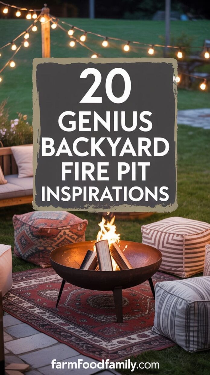 20+ Stylish Backyard Fire Pit Lounge Ideas That Set the Mood Just Right ...